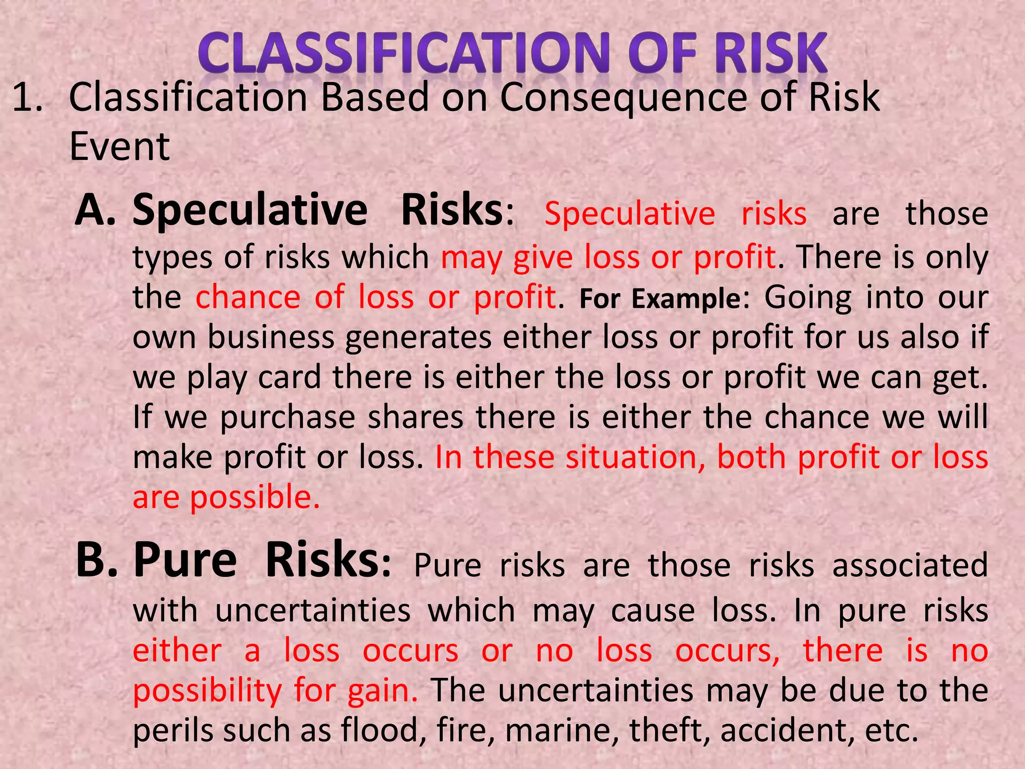 RisK, RiSk MaNaGeMeNt & EnterPRise RisK ManaGemeNT | PPTX