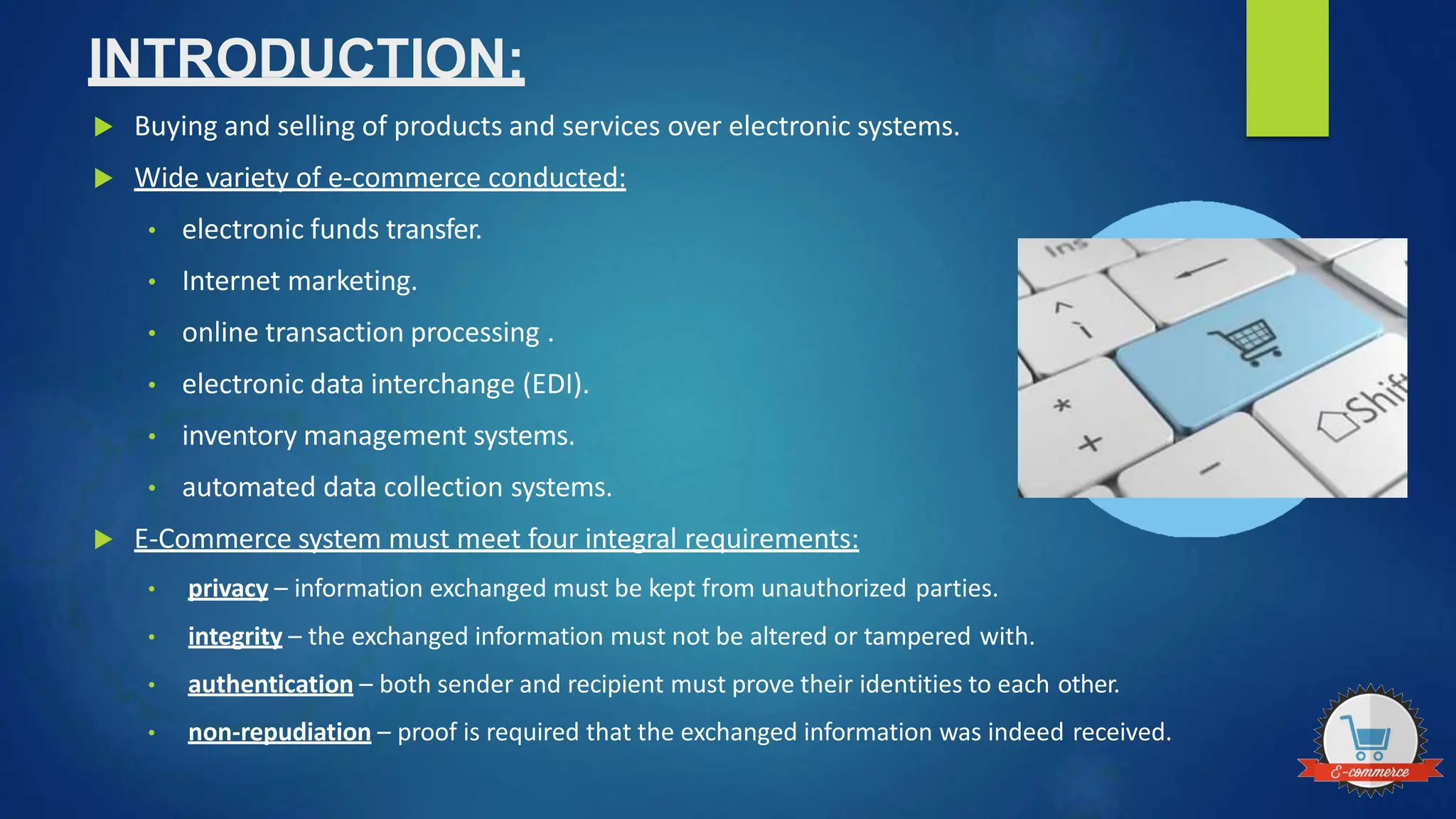 risks and threats of e-commerce, cyber security threats, payments risks ...