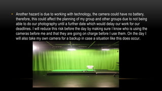 Risks assessment – tv studio | PPT