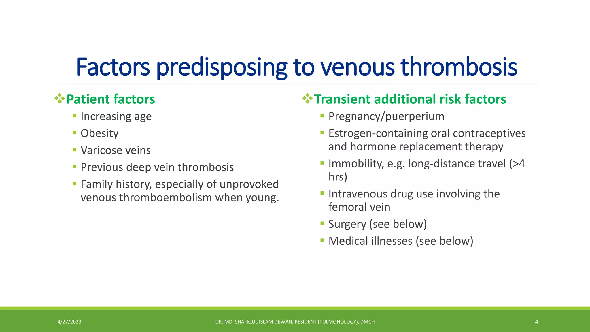 Risk Severity scoring of PE & DVT.pptx