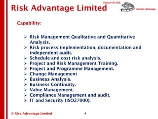 APM Presents - Risk SIG Presentation | PDF