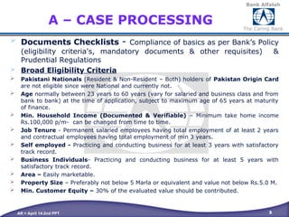 Risks involved in Housing Finance Processing | PPT
