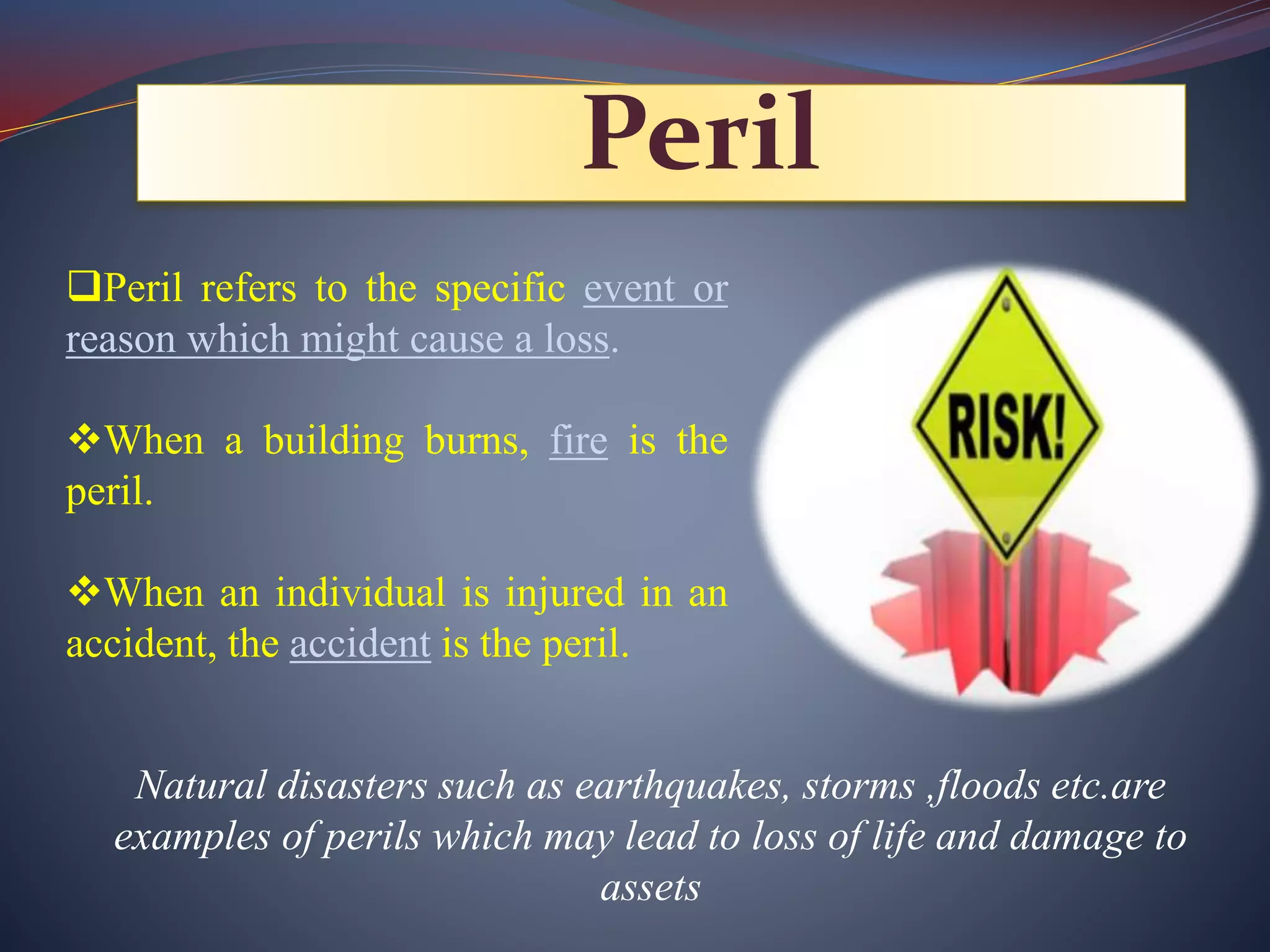 Risks & its types | PPTX