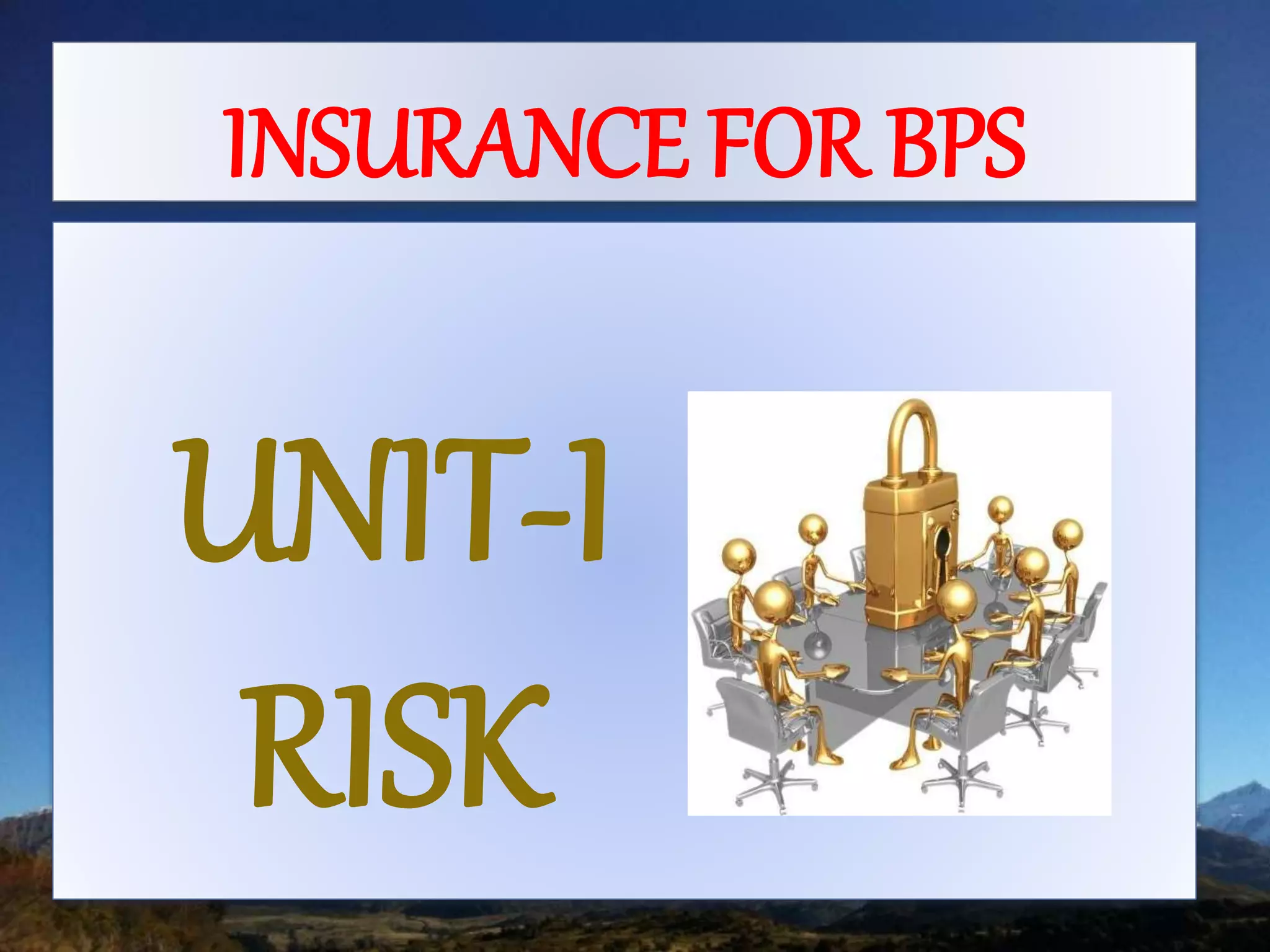 Risks & its types | PPTX