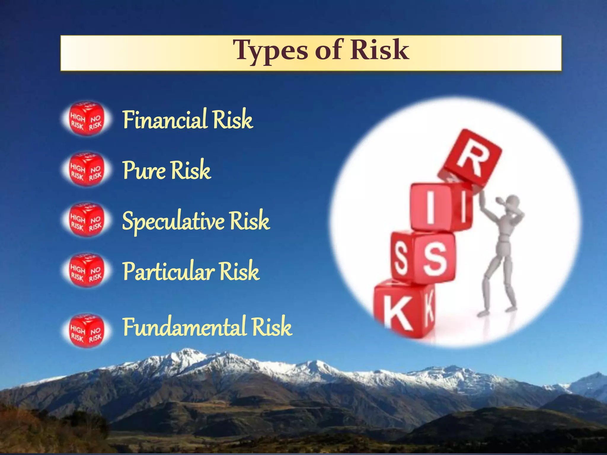Risks & its types | PPTX