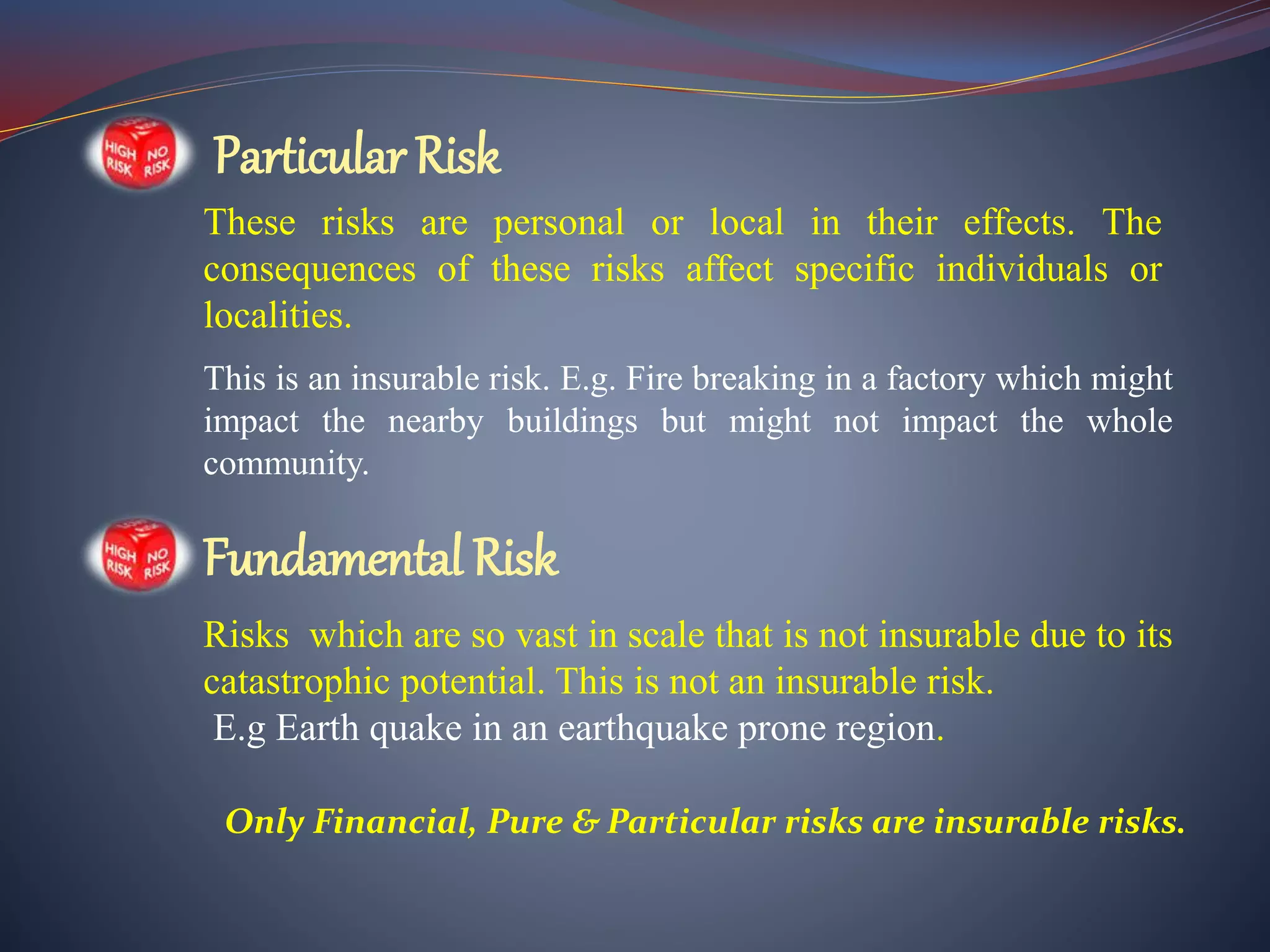 Risks & its types | PPTX