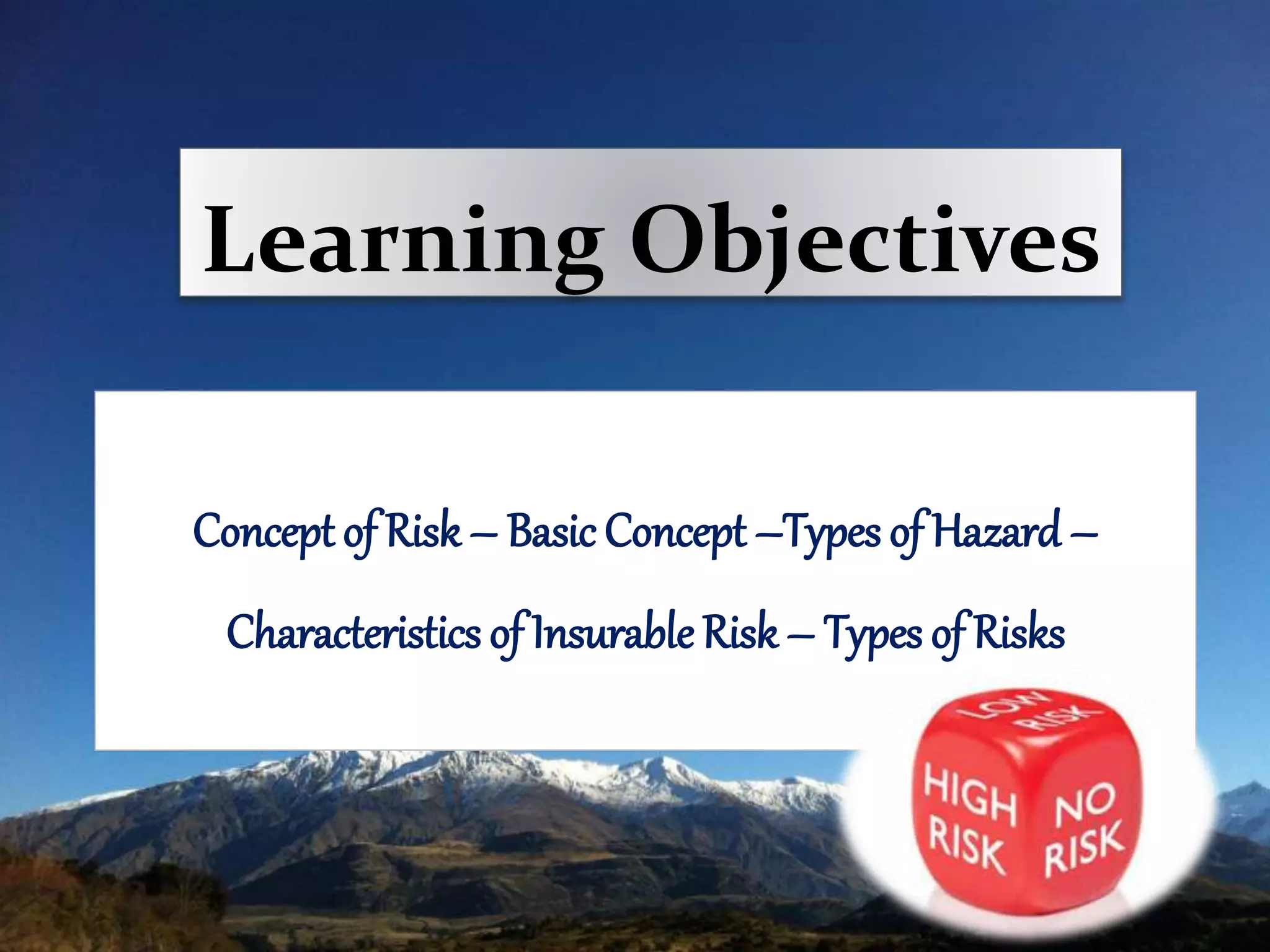 Risks & its types | PPTX