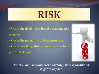 Risks & its types | PPTX