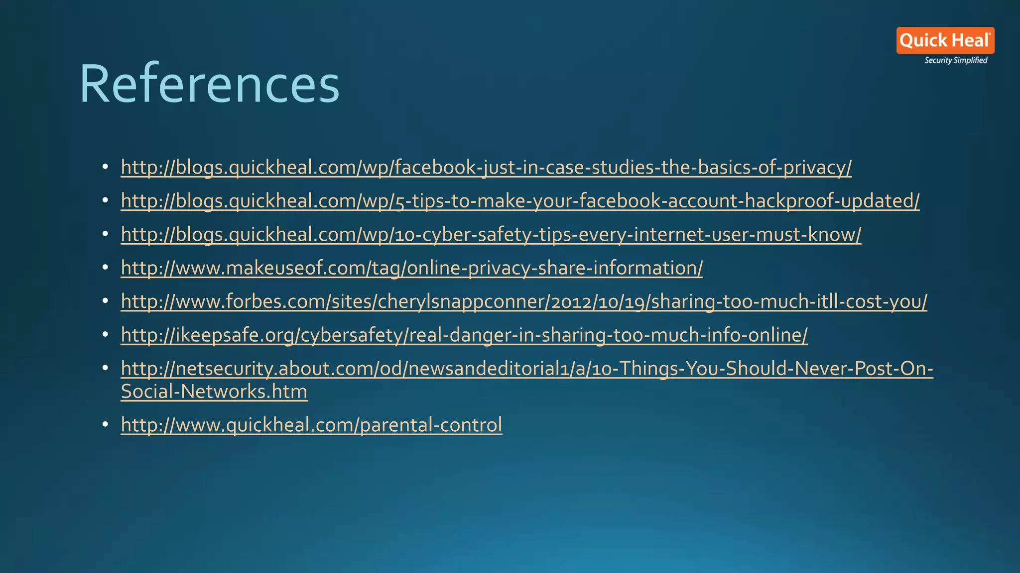 Risks of sharing too much personal information online | PDF
