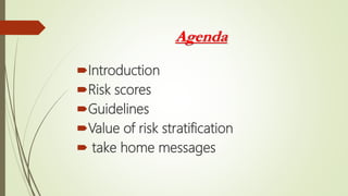 Risk stratfication of ACS | PPTX