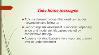 Risk stratfication of ACS | PPTX