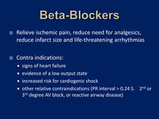 Risk stratification and Medical management of STEMI_ DR RANJITH MP.ppsx