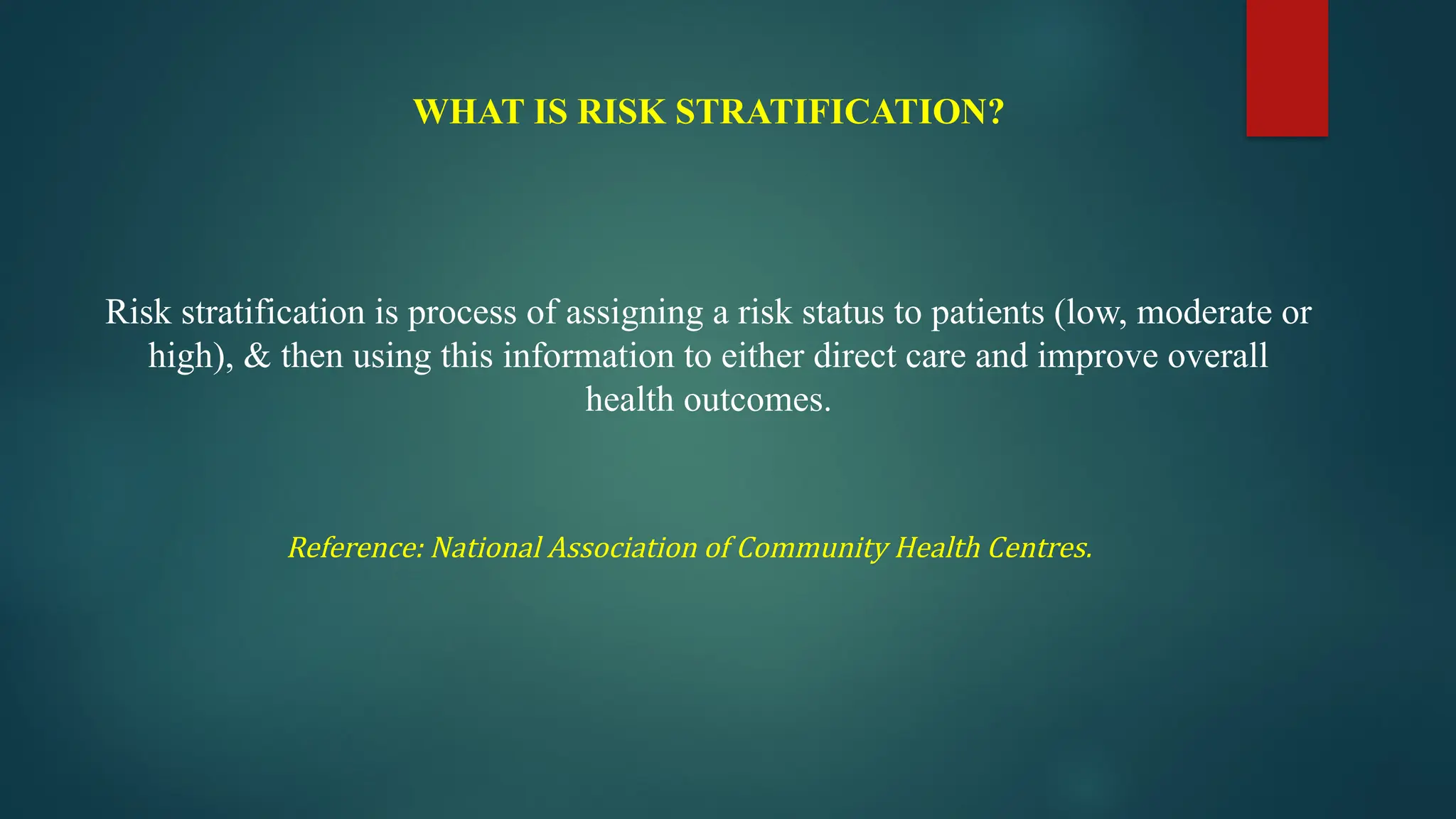 Risk stratification and risk factor modification.pptx | Free Download