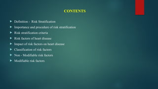 Risk stratification and risk factor modification.pptx | Free Download