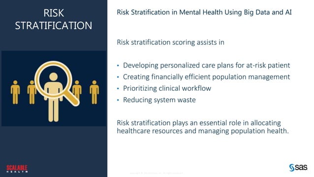 Risk Stratification in Mental Health using Big Data | PPT