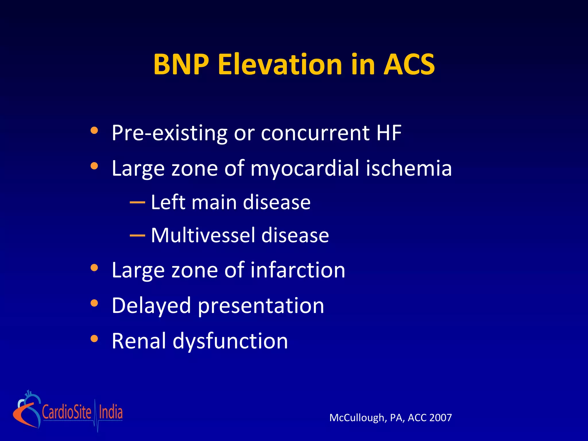 Risk stratification in UA and NSTEMI: Why and How? | PPT