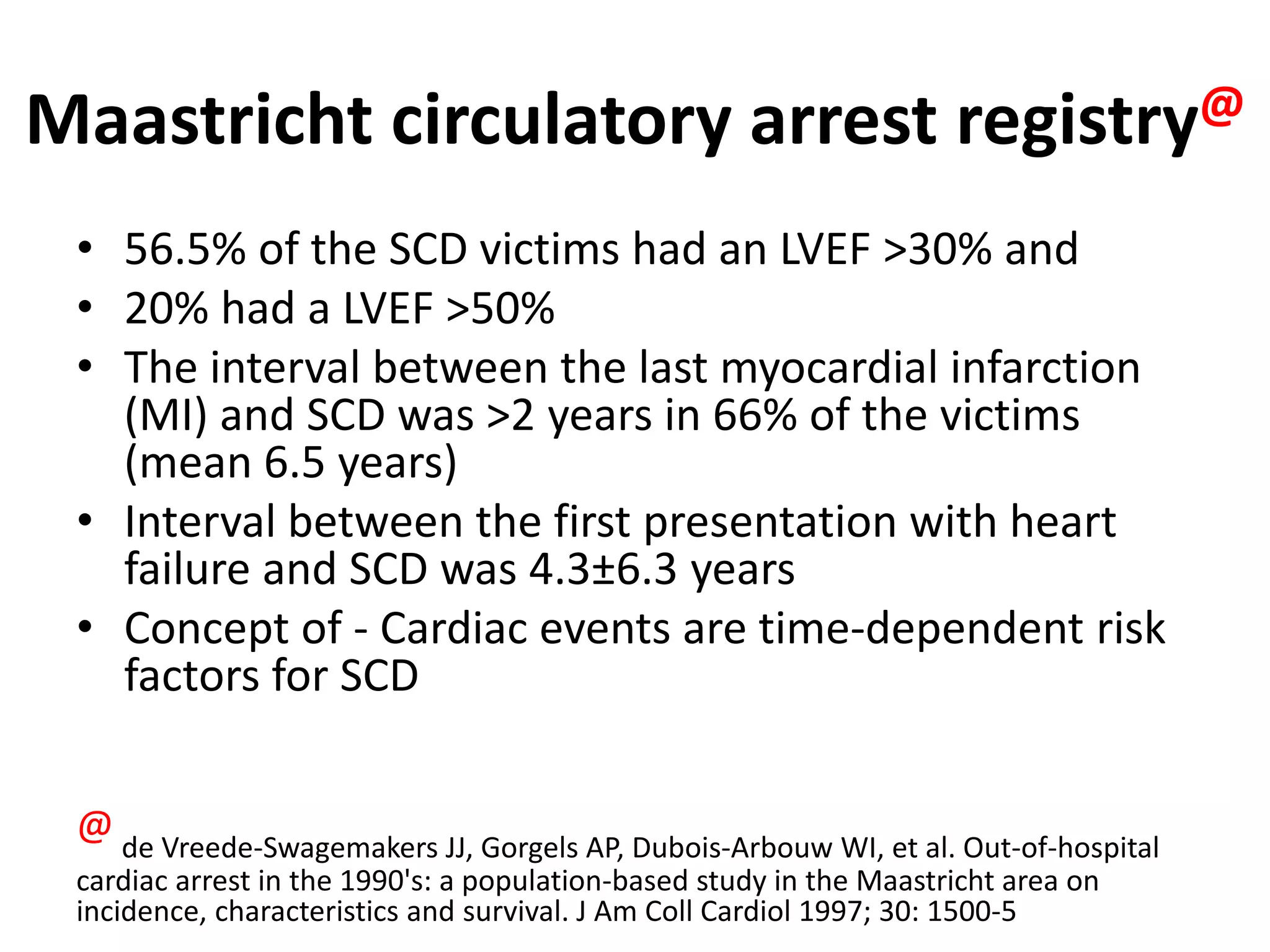 Risk stratification of scd | PPT