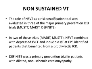 Risk stratification of scd | PPT