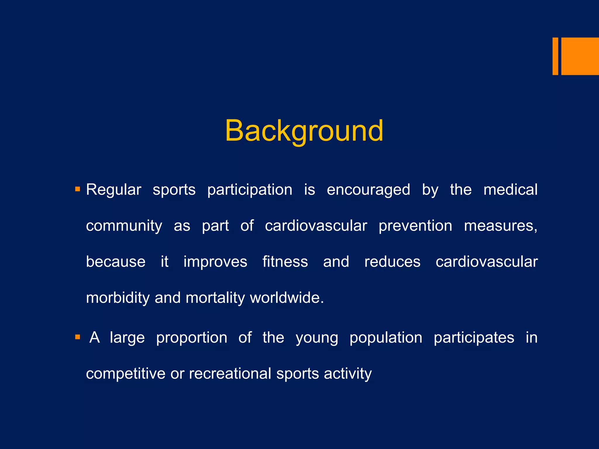 Risk stratification to prevent SCD in young athletes | PPT