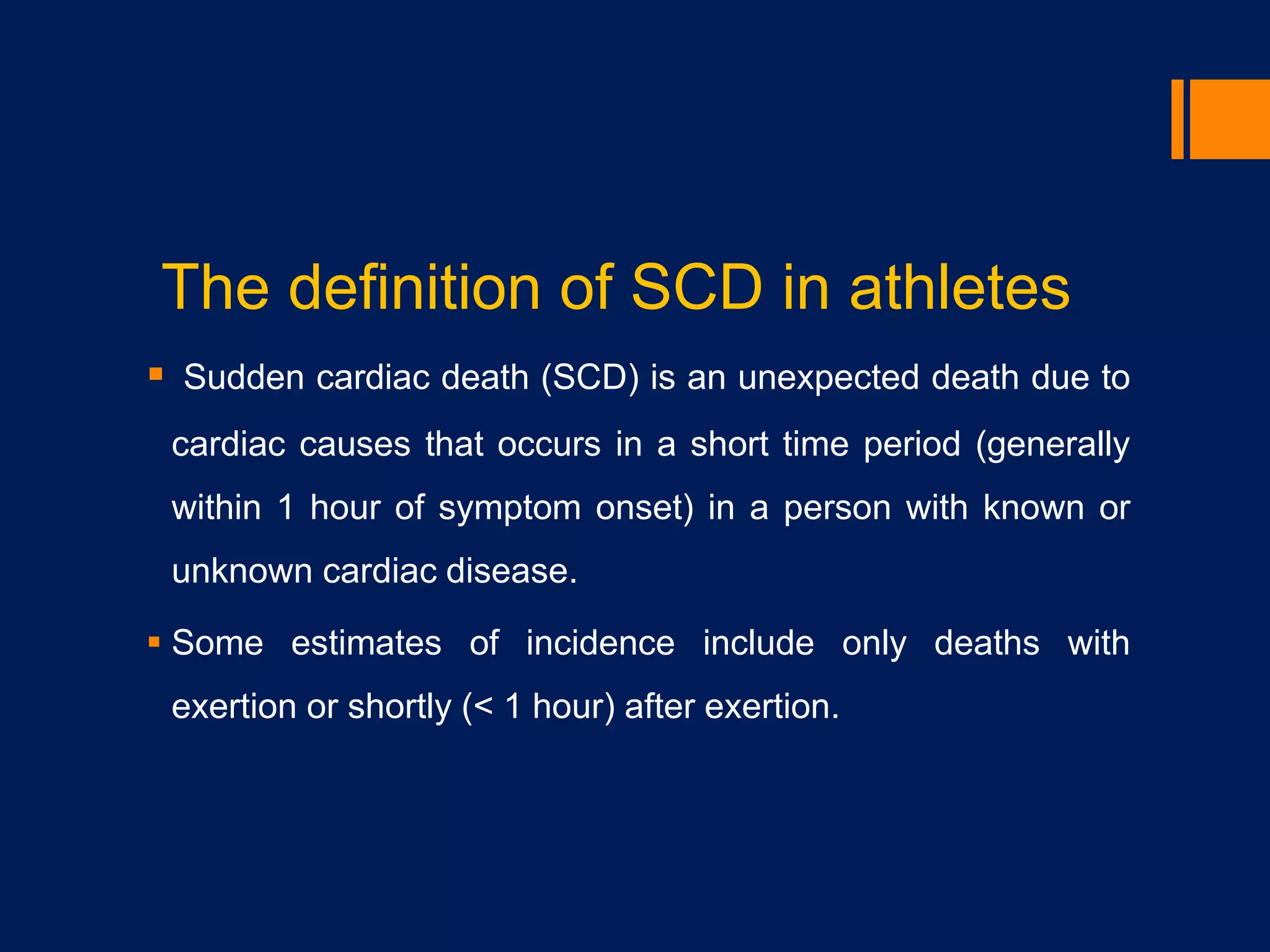 Risk stratification to prevent SCD in young athletes | PPT