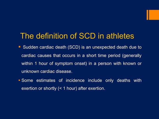 Risk stratification to prevent SCD in young athletes | PPT