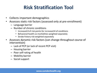 Risk stratification webinar draft | PPTX | Healthcare Industry | Industries