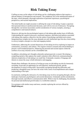 Risk Taking Essay.pdf