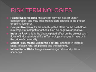 Risk terminologies, consequences & risk measurement 53,55 | PPT