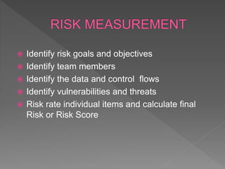 Risk terminologies, consequences & risk measurement 53,55 | PPT