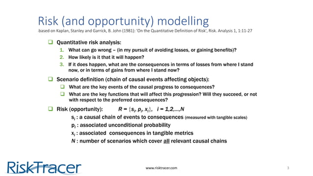 Semi-quantitative approach to risk analysis | PPTX | Science