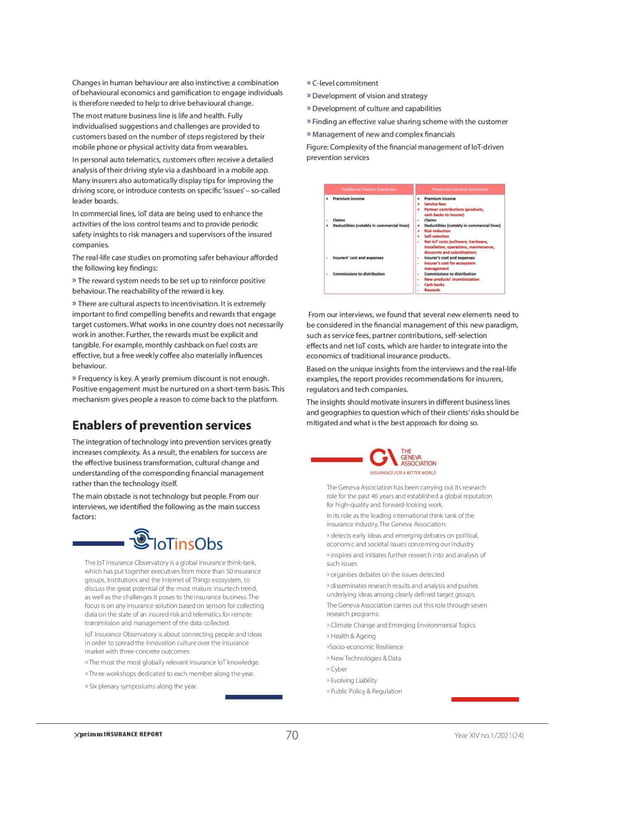 From Risk Transfer to Risk Prevention - How the Internet of Things is ...