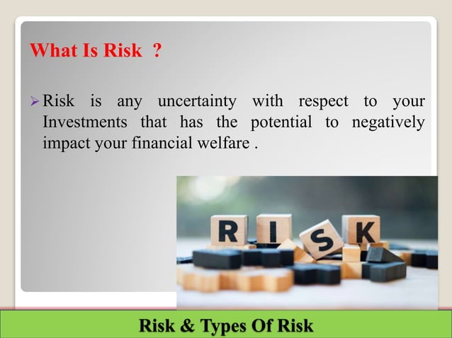 Risk & Types of Risk By Kanhu.pptx