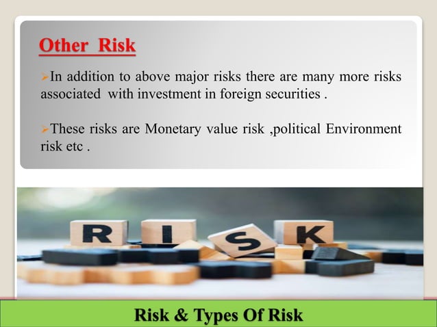 Risk & Types of Risk By Kanhu.pptx