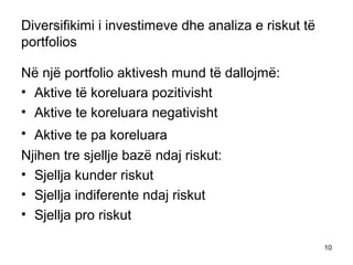 Risku dhe kthimi | PPT