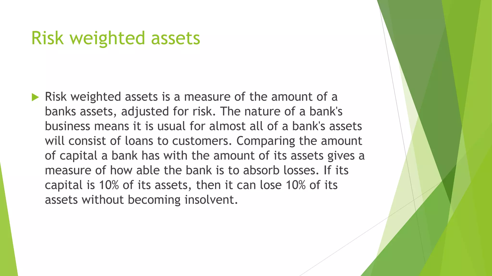 Risk Weighted Assets and Notes to Accounts | PPTX