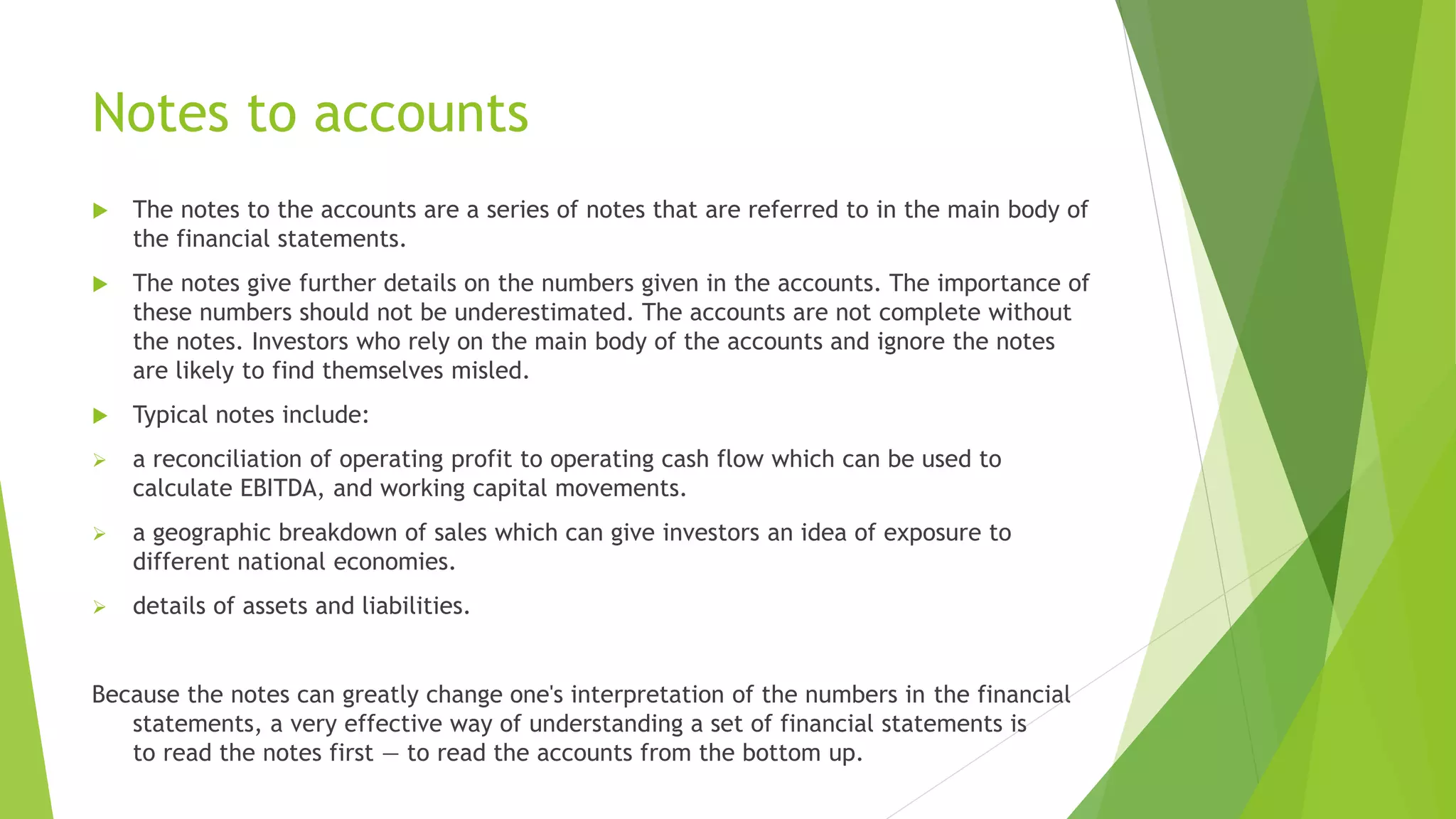 Risk Weighted Assets and Notes to Accounts | PPTX