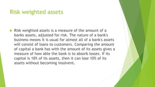 Risk Weighted Assets and Notes to Accounts | PPTX