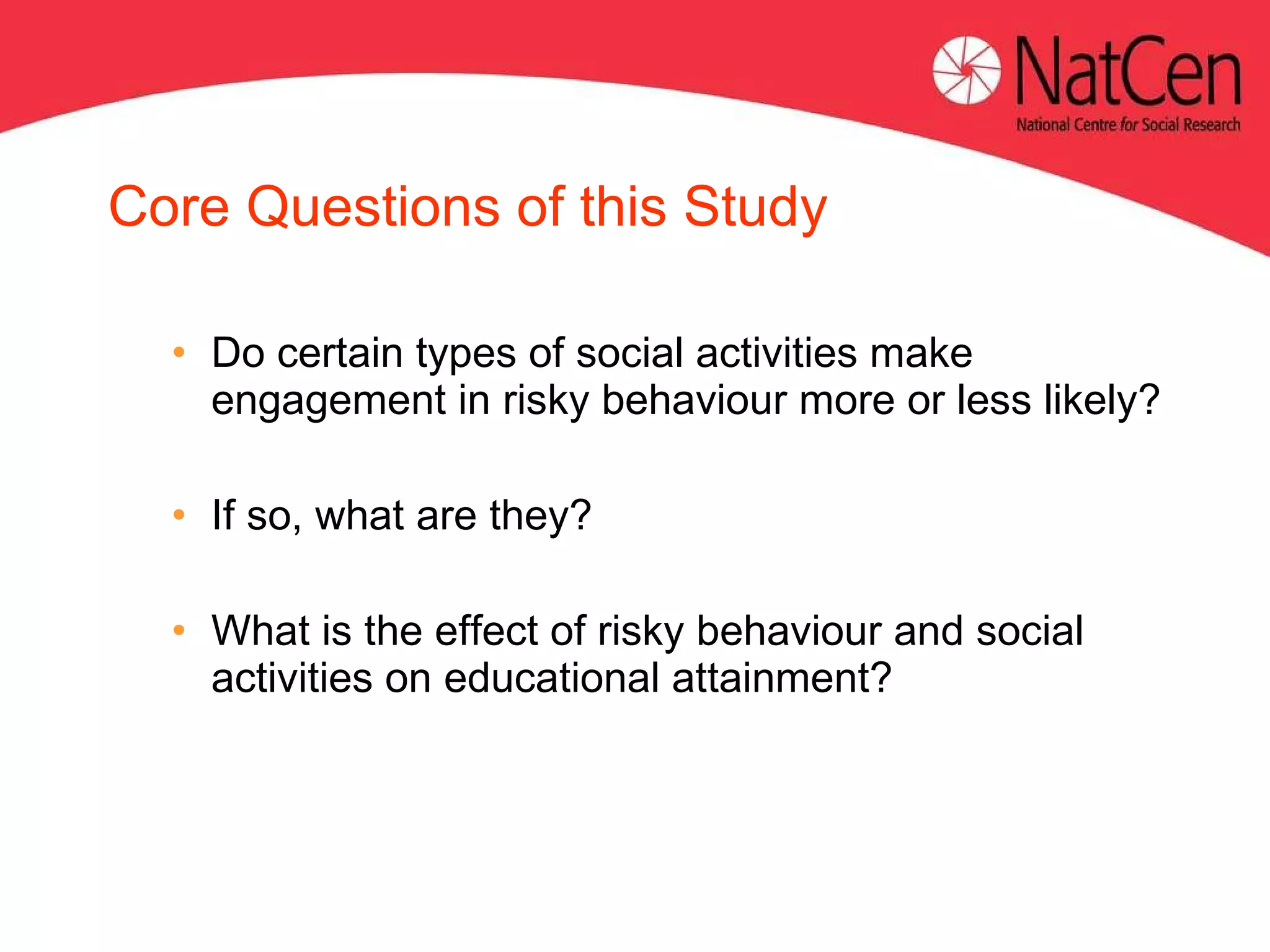 Risky Behaviour | PPT