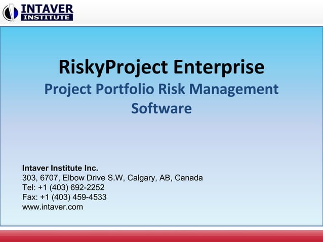 Risky project Enterprise | PPT