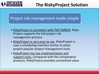 RiskyProject Software | PPT