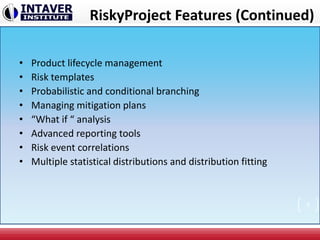 Riskyproject Software Pptx