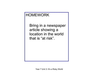 Risky World Intro Lesson | PPT