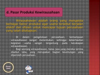EKONOMI : Pasar Input dan Pasar Output ( kelas-X ) | PPTX