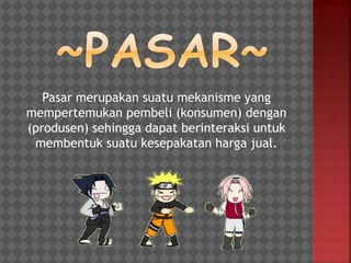EKONOMI : Pasar Input dan Pasar Output ( kelas-X ) | PPTX