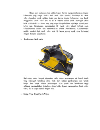 Macam-Macam dan Fungsi dari Valve | DOCX