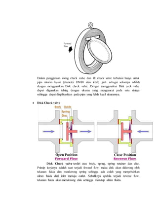 Macam-Macam dan Fungsi dari Valve | DOCX