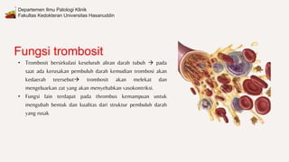 Proposal penelitian analisis kadar trombosit | PPTX