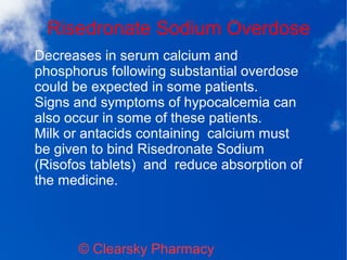 Risofos (Generic Risedronate Sodium Tablets) | ODP | Bone and Joint ...