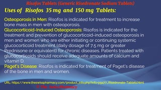 Risofos Tablets (Generic Risedronate Sodium Tablets) | PDF