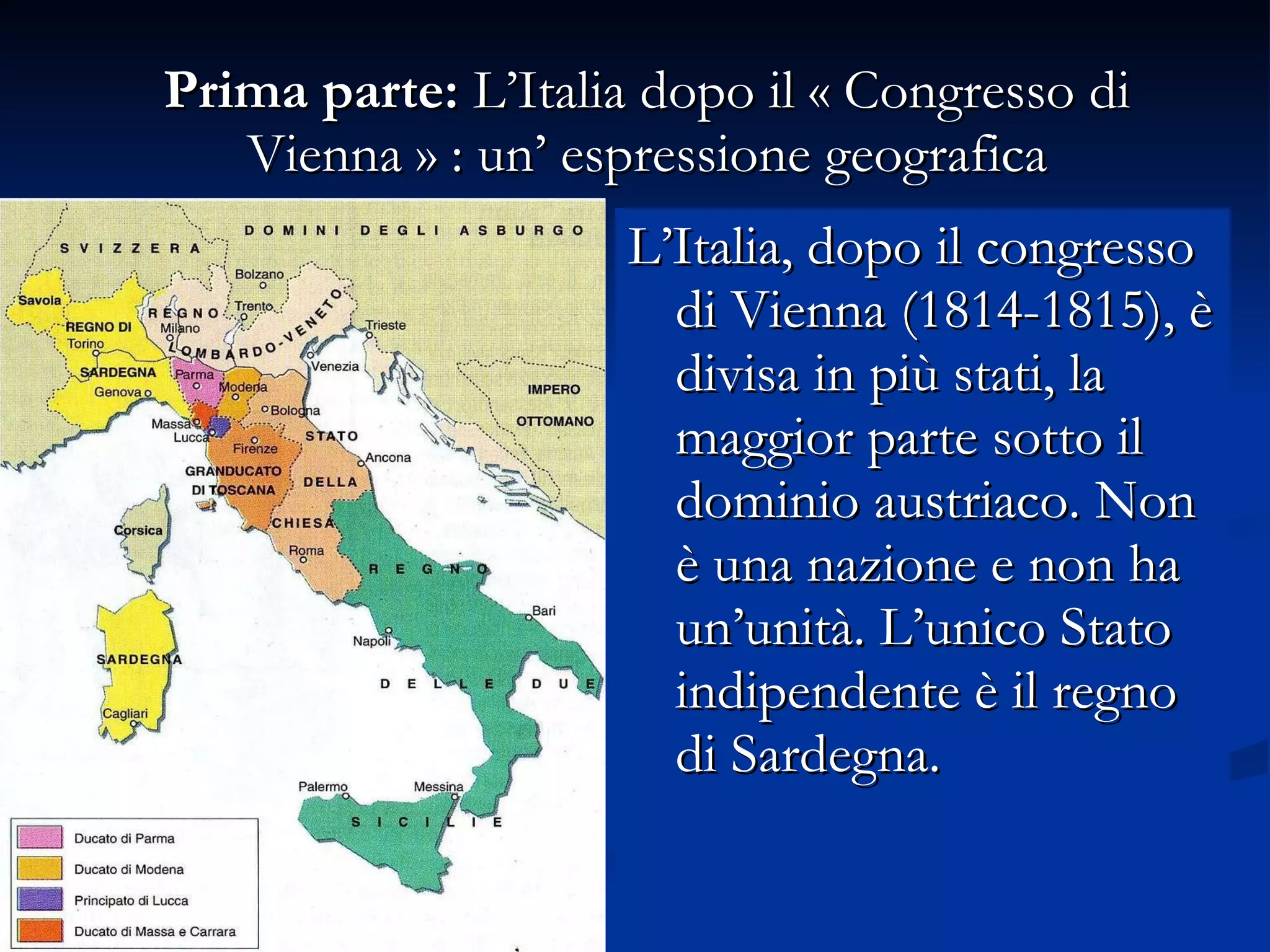 Risorgimento e Unità d'Italia | PPT